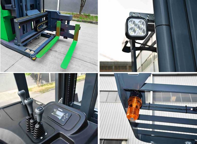 1 - 1.5 ton Electric Electric Stand-On VNA forklift With Min. 1.5M ...
